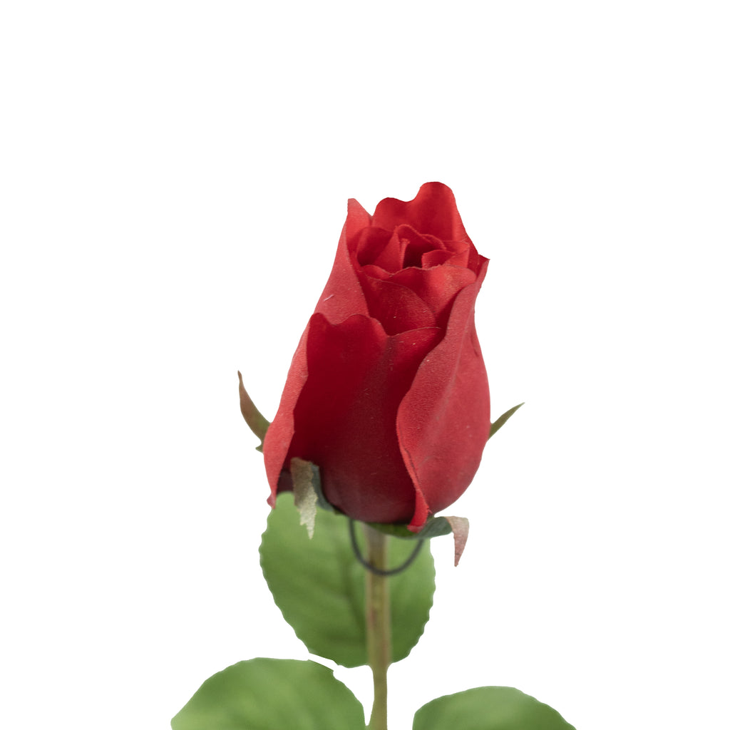 Rosebud Red Real Touch Stem - 55cm Plant Couture – Francisco Plant Couture