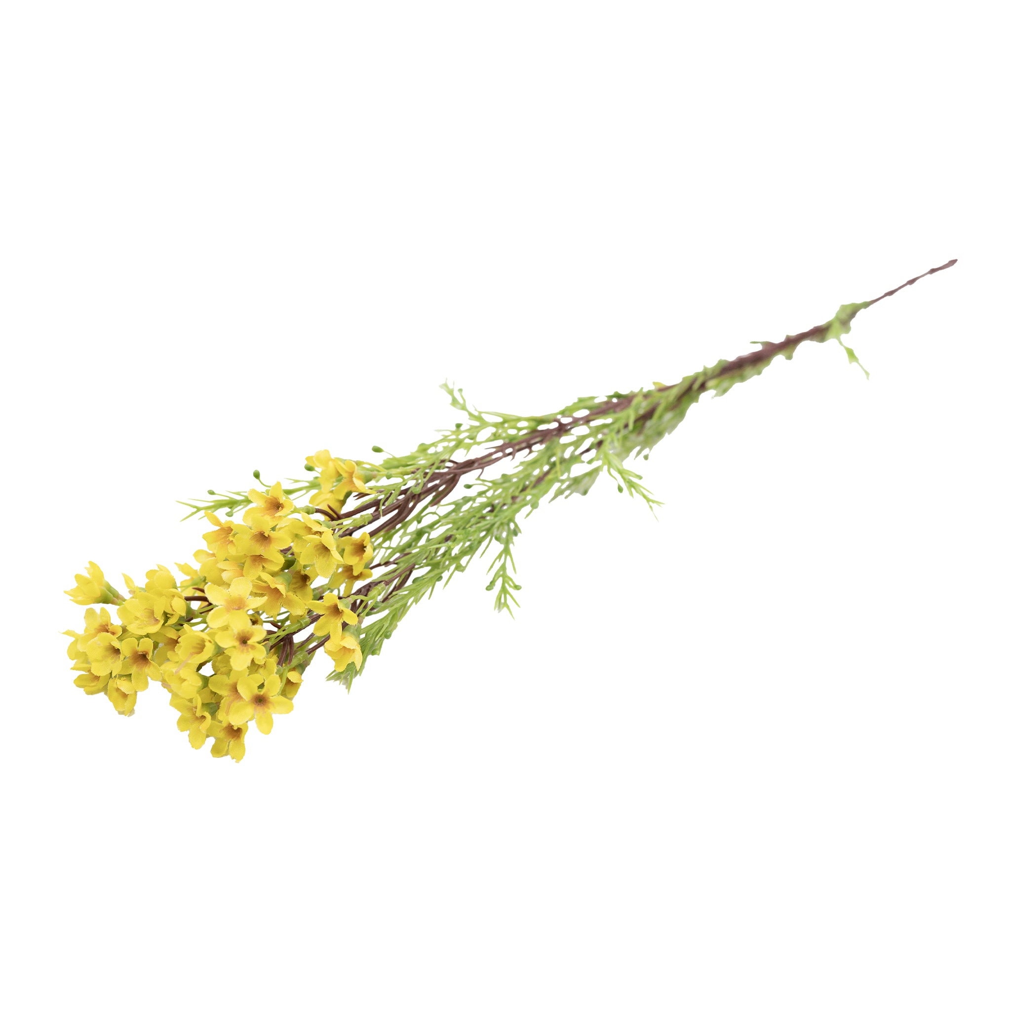 Wax Flower Yellow 80cm - Silk Flowers - Plant Couture